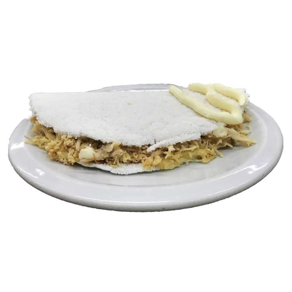 Tapioca frango com catupiry un - Supermercado Rio das Pedras